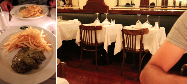 Onde comer em Lisboa | La Brasserie de L´Entrecote e Cabaças